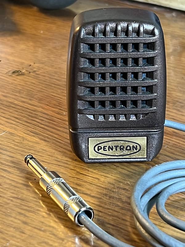 Vintage late 1950's Pentron Crystal Microphone, working, | Reverb