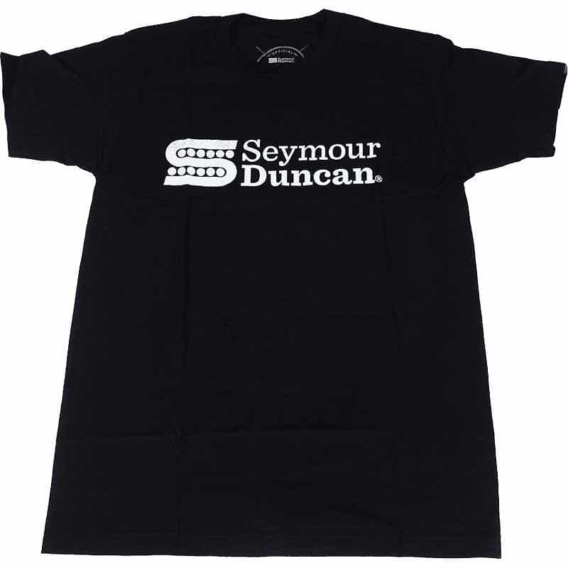 Seymour Duncan TSLOGO-BK-M T-Shirt Logo Noir Medium | Reverb