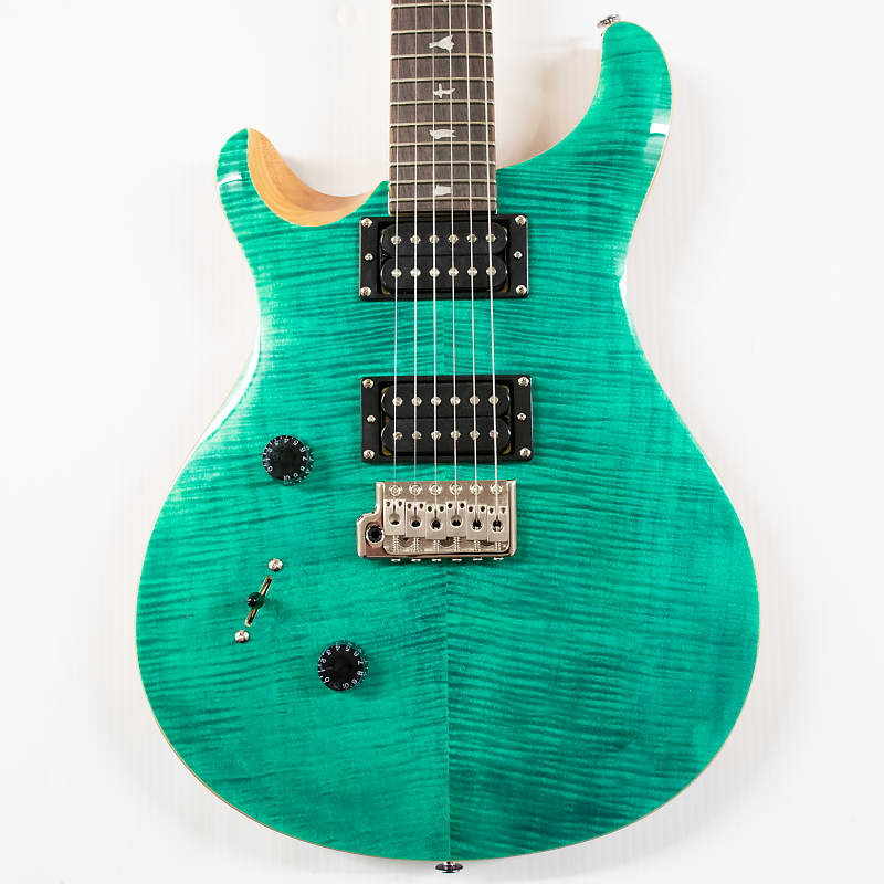 PRS SE Custom 24 Left-handed Electric Guitar - Turquoise | Reverb