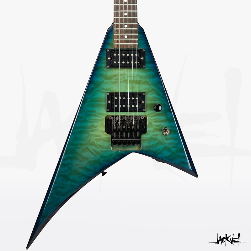 Jackson RR4 Professional 1996 | Transparent Blue w/ OHSC | Reverb