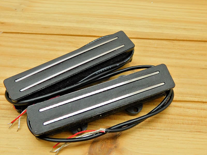 Jazz Bass Dual Rail Humbucker Pickup Set | Reverb