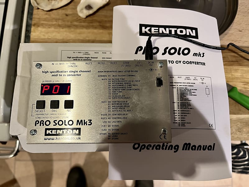 Kenton Pro Solo mk3 midi to cv converter | Reverb