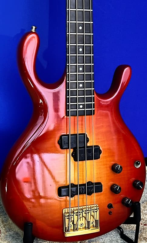Pedulla MVP 4 string 1986 Sunburst/Iced Tea | Reverb