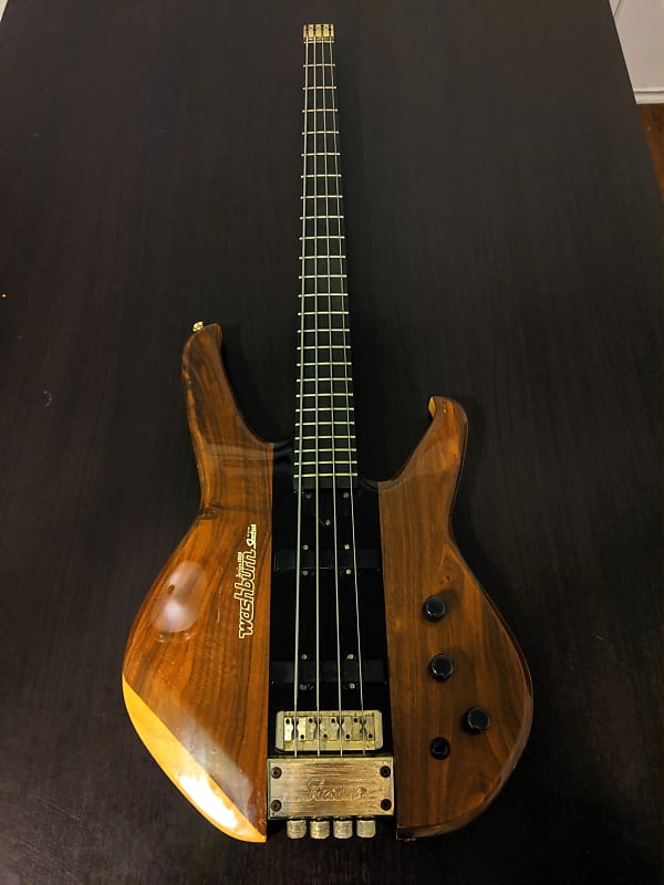 Vintage Status Washburn S1000 Headless Bass. Made In USA, | Reverb