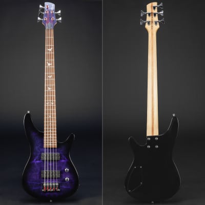 Lindo PDB-5 V2 Purple 5-String Electric Bass Guitar | Dove | Reverb UK