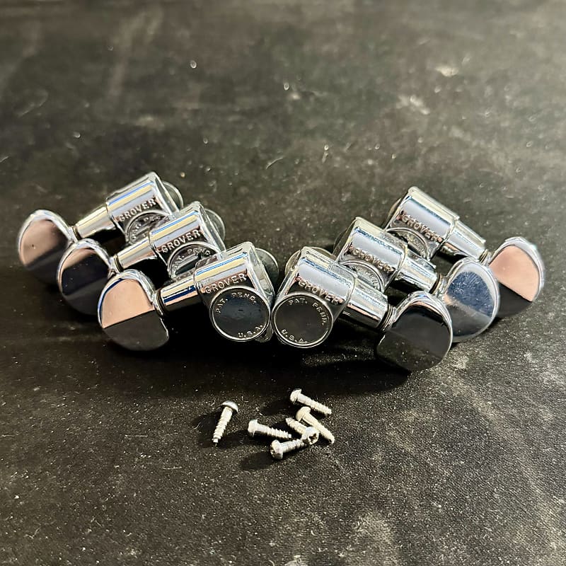 VINTAGE! 1960s Grover Patent Pending Rotomatic Tuners Tuning | Reverb