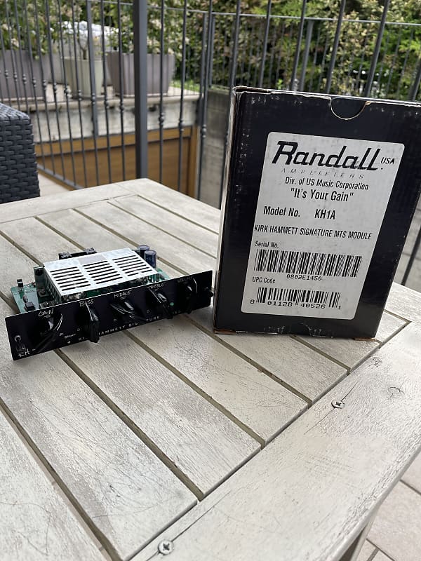 Randall MTS MODULE KH1A Kirk Hammett signature series for RM | Reverb