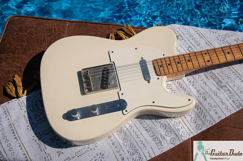 1975 Greco Spacey Sounds TE-350 Telecaster - Vintage White - | Reverb