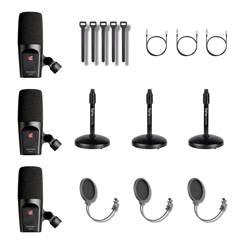 sE Electronics DynaCaster DCM3 Podcast/Broadcast Microphone | Reverb