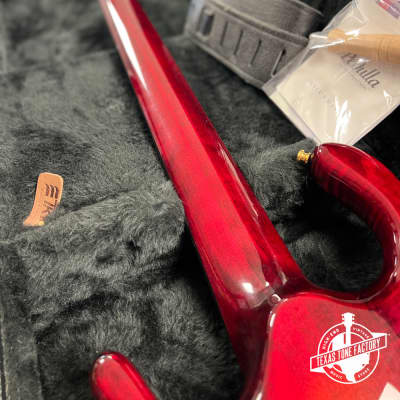 Pedulla Pentabuzz 5-string Fretless Buzz Bass 2003 - Cherry | Reverb