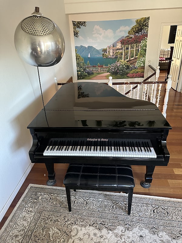 Schafer & Sons SS-69 Grand Piano SS-69 1980 - Polished Enony | Reverb