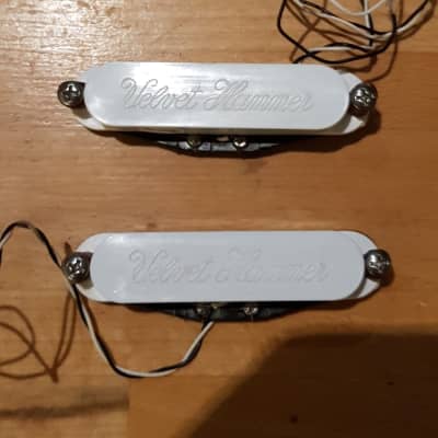Red Rhodes Velvet Hammer VH1 Stratocaster pickup set | Reverb