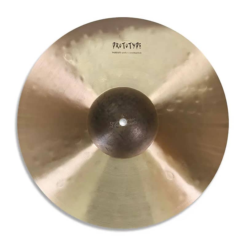 Sabian Prototype HHX Raw Bell Crash Cymbal 15" 751 grams | Reverb