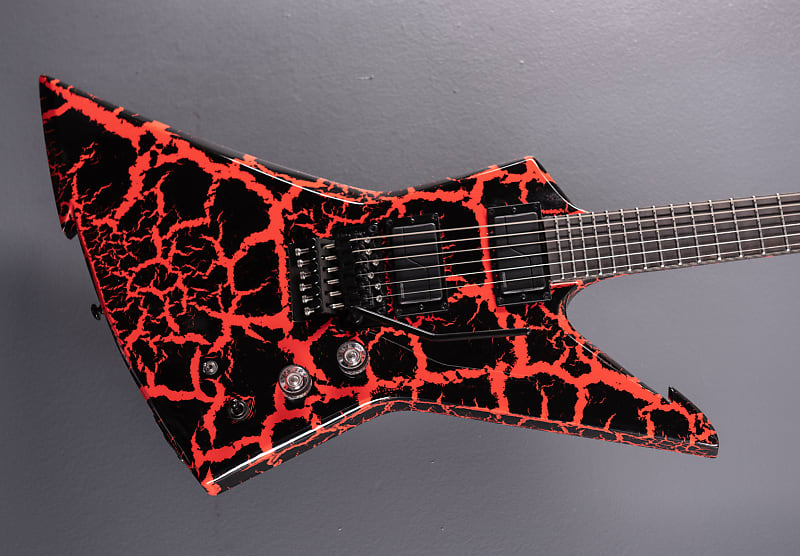 BalSac E-1 FR - Black Orange Crackle | Reverb