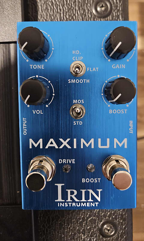 Irin Maximum Drive low gain overdrive pedal | Reverb