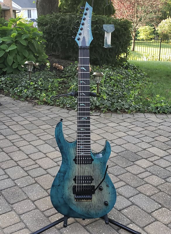 2017 Kiesel Aries 7 String with Floyd Rose, Jumbo Stainless | Reverb