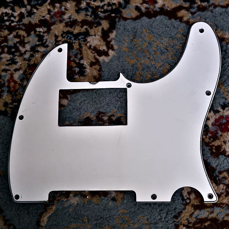 Allparts Tele-style Pickguard 3-Ply 8 hole Humbucker - | Reverb