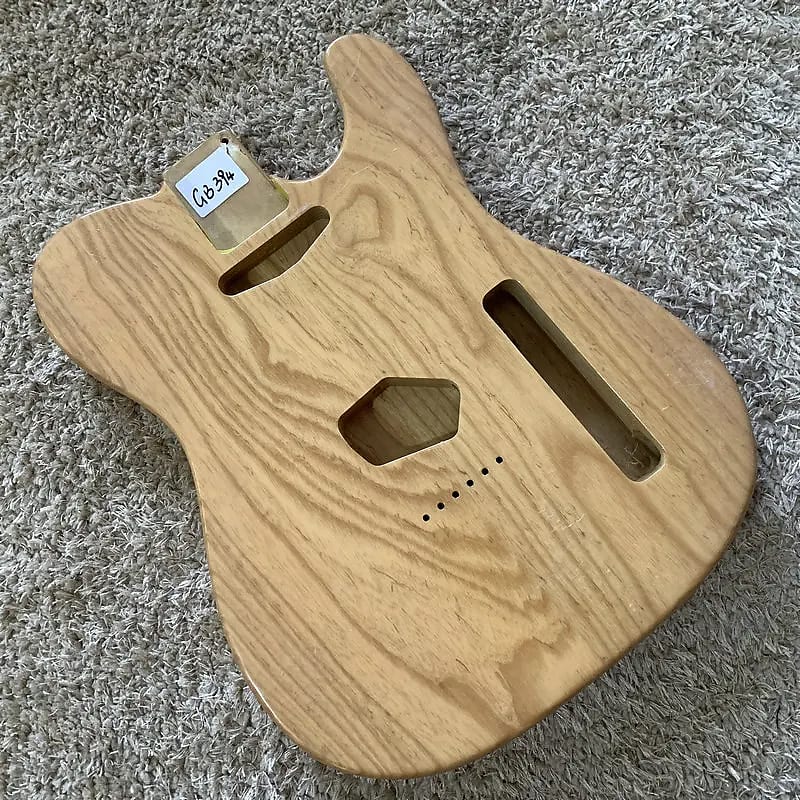Solid Ash Wood Telecaster Tele Style Guitar Body | Reverb
