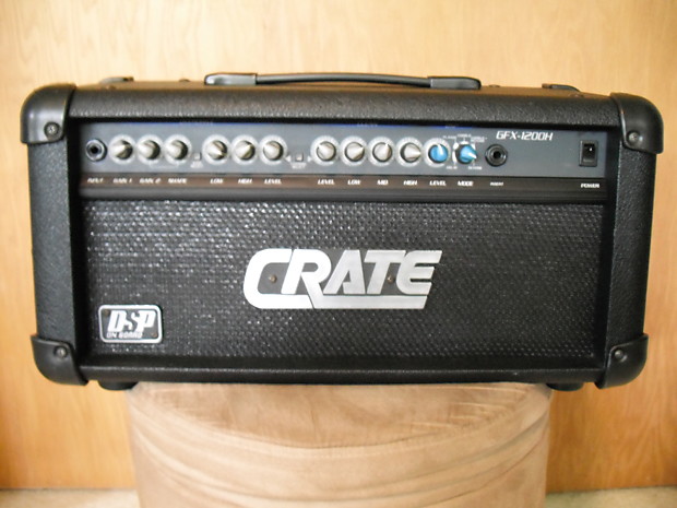 Crate GFX-1200H 100-Watt Solid State Guitar Amp Head with DSP | Reverb