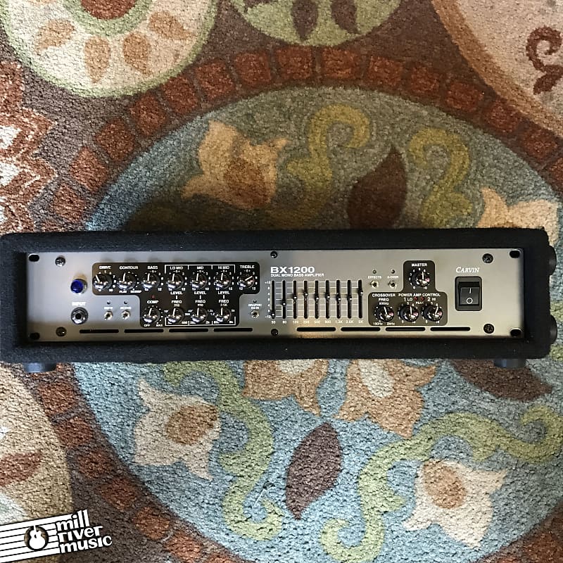 Carvin BX1200 Dual Mono Bass Amp Head | Reverb