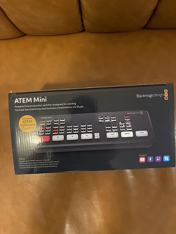 Blackmagic Design ATEM Mini HDMI Live Stream Video Switcher | Reverb