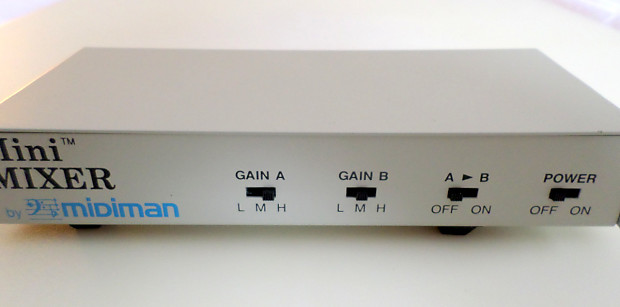 MidiMan MiniMixer Stereo 4-channel or Mono 8-channel Mixer | Reverb