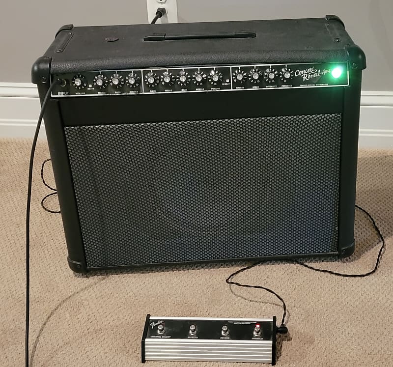 Fender Pro Tube Concert Reverb 2001 - Black Face | Reverb