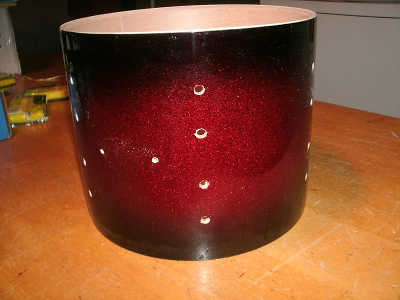 PDP X7 Maple 10" shell red sparkle fade - red sparkle fade | Reverb