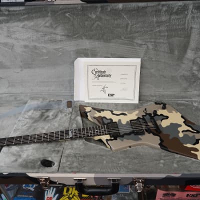 ESP Snakebyte - Kuiu Camo Satin James Hetfield 6-String | Reverb