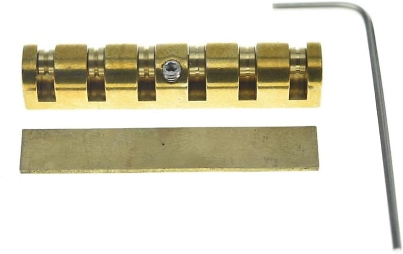 43mm Adjustable Brass Guitar Roller Nut Metal LP Guitar | Reverb