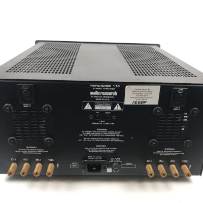 Audio Research Reference 110 Stereo Tube Power Amplifier | Reverb UK
