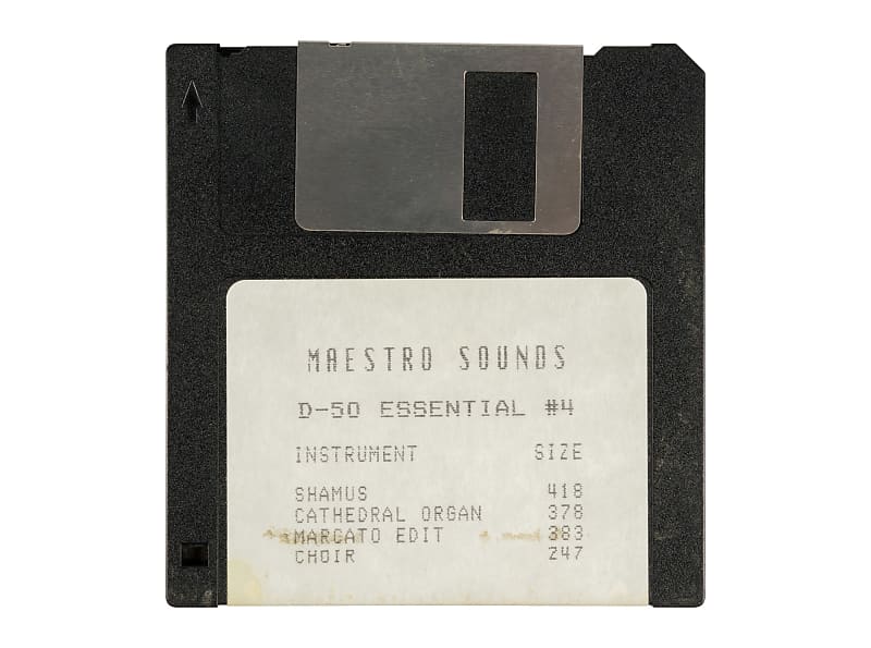 Maestro Sounds D-50 Essential #4 Ensoniq EPS Sound Disk | Reverb