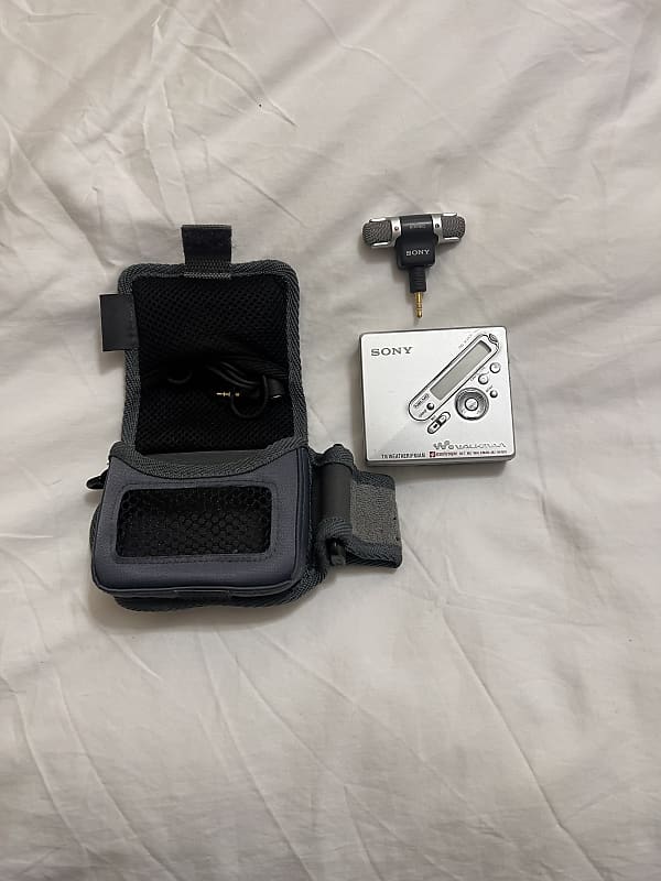 SONY MZ-NF810 Net MD/FM Radio Discman Minidisc+Remote+Power | Reverb
