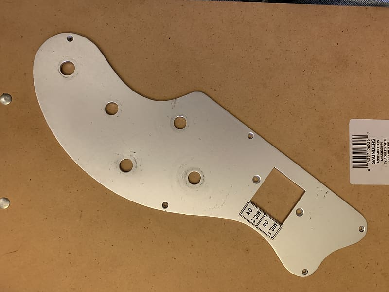 Teisco E-200 guitar aluminum pickguard | Reverb