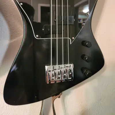 C Stroh Custom Handbuilt "P-bird" Style Bass 2022 Nitro Black | Reverb