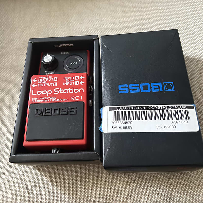 Boss RC-1 LOOP STATION PEDAL current | Reverb