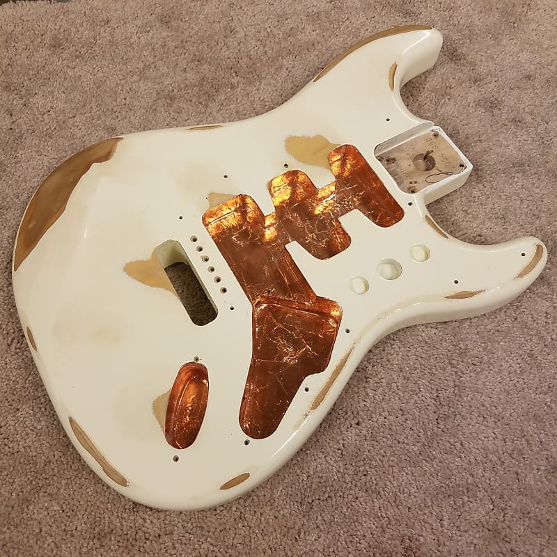 "Relic" Fender Strat SSH/SSS replacement body 2010 - White | Reverb