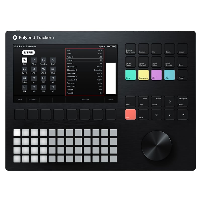 Polyend Tracker+ 16-Track Drum Machine/Synth/Stereo Sampler | Reverb