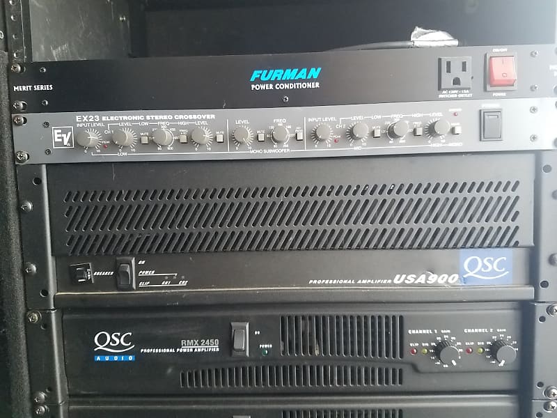 QSC USA 900 Late '90s to mid 2000's - Matte Black | Reverb