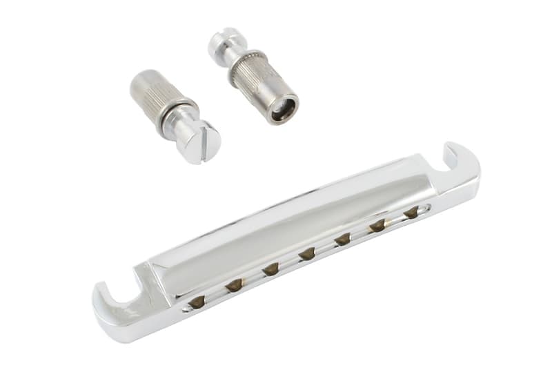 7-String Stop Tailpiece USA Thread Studs/Anchors CHROME | Reverb