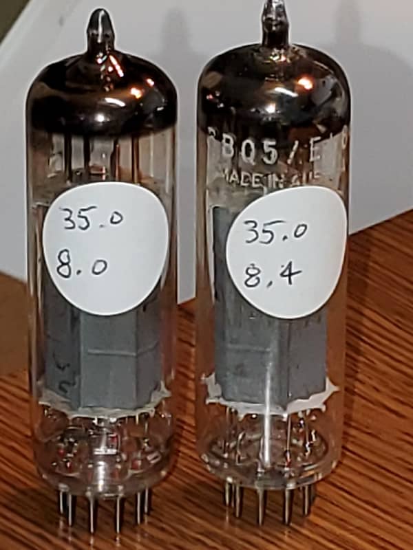 6BQ5/EL84 Amperex NOS tightly matched pair MaxiMatcher2 | Reverb