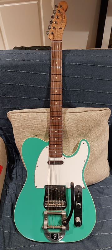 Fender Telecaster Custom Shop NAMM Tele Custom CC 2012 Sea | Reverb