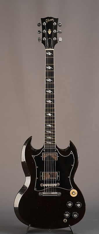 Gibson SG Angus Young Aged & Signed 2009 | Reverb