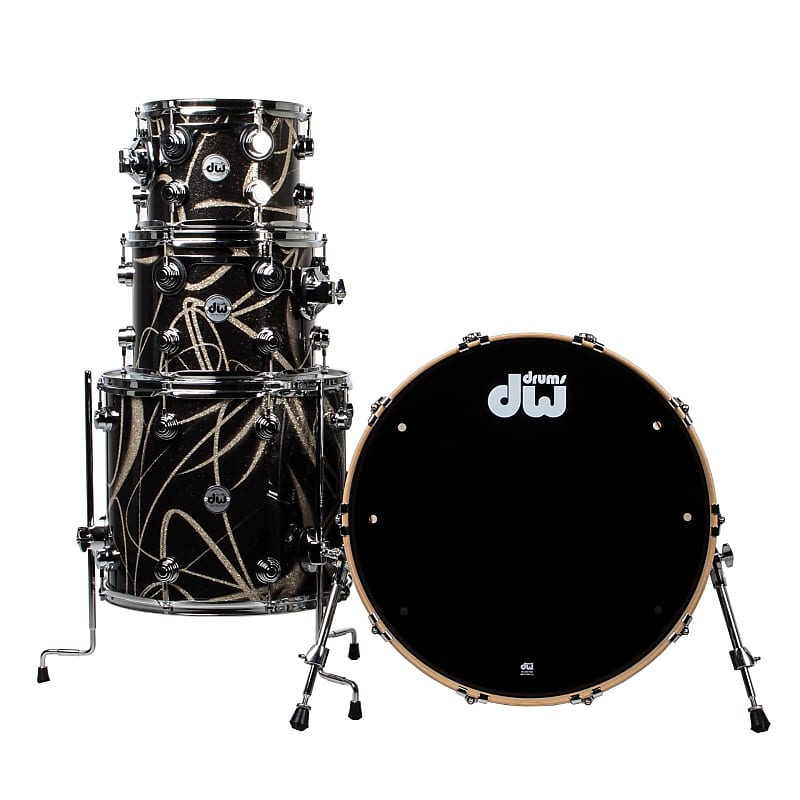 Drum Workshop Collectors Series 4-Piece Drum Kit - Smoke | Reverb