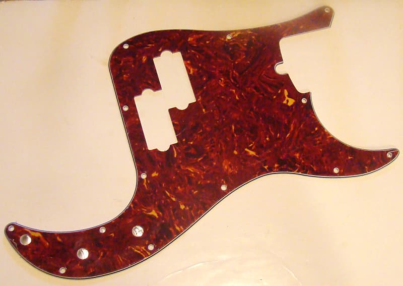 Replacement Pickguard for Fender Precision Bass - Red | Reverb