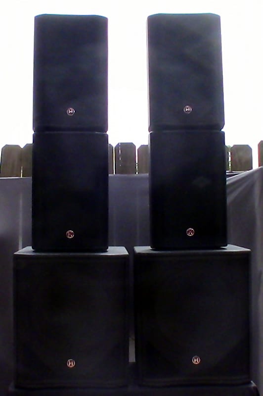 Harbinger 2218S & 2212 Powered Speakers & Subwoofers Full | Reverb