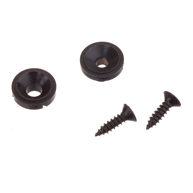 Black Tele Style "Circle" Guitar String Retainer | Reverb