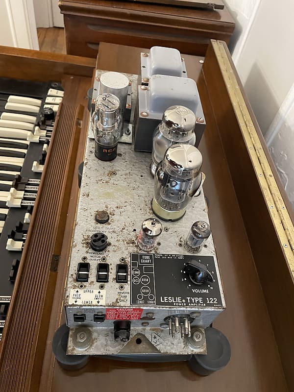 Leslie 122 Amp Amplifier with tubes Hammond b3 147 145 | Reverb