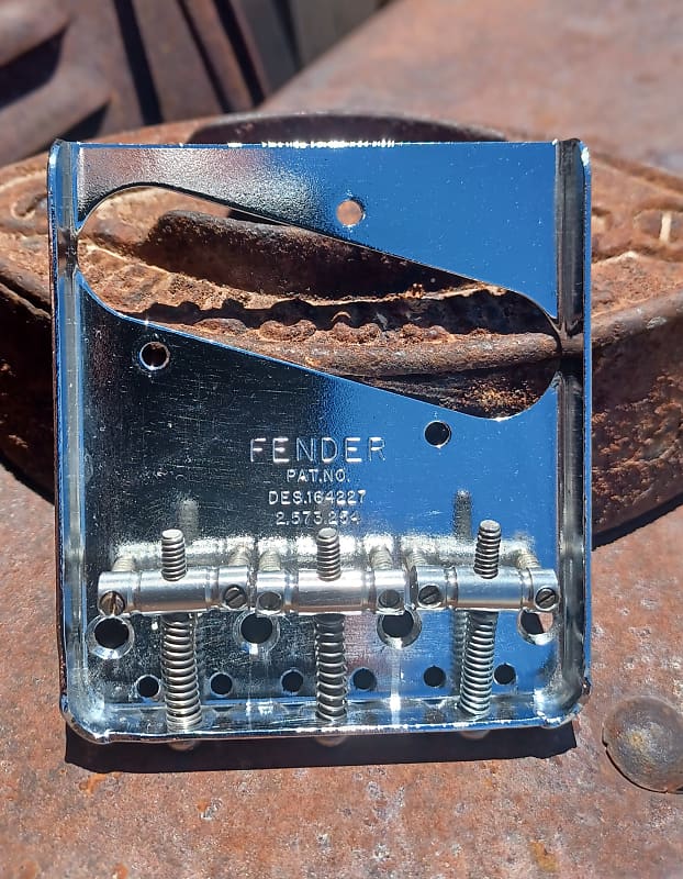 Fender Telecaster Ashtray Bridge Late 60s early 70s EX-Plus | Reverb