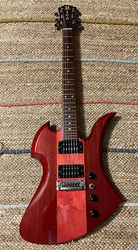 B.C. Rico "B.C. Rich" Mockingbird 1978 - 1982 - Red | Reverb